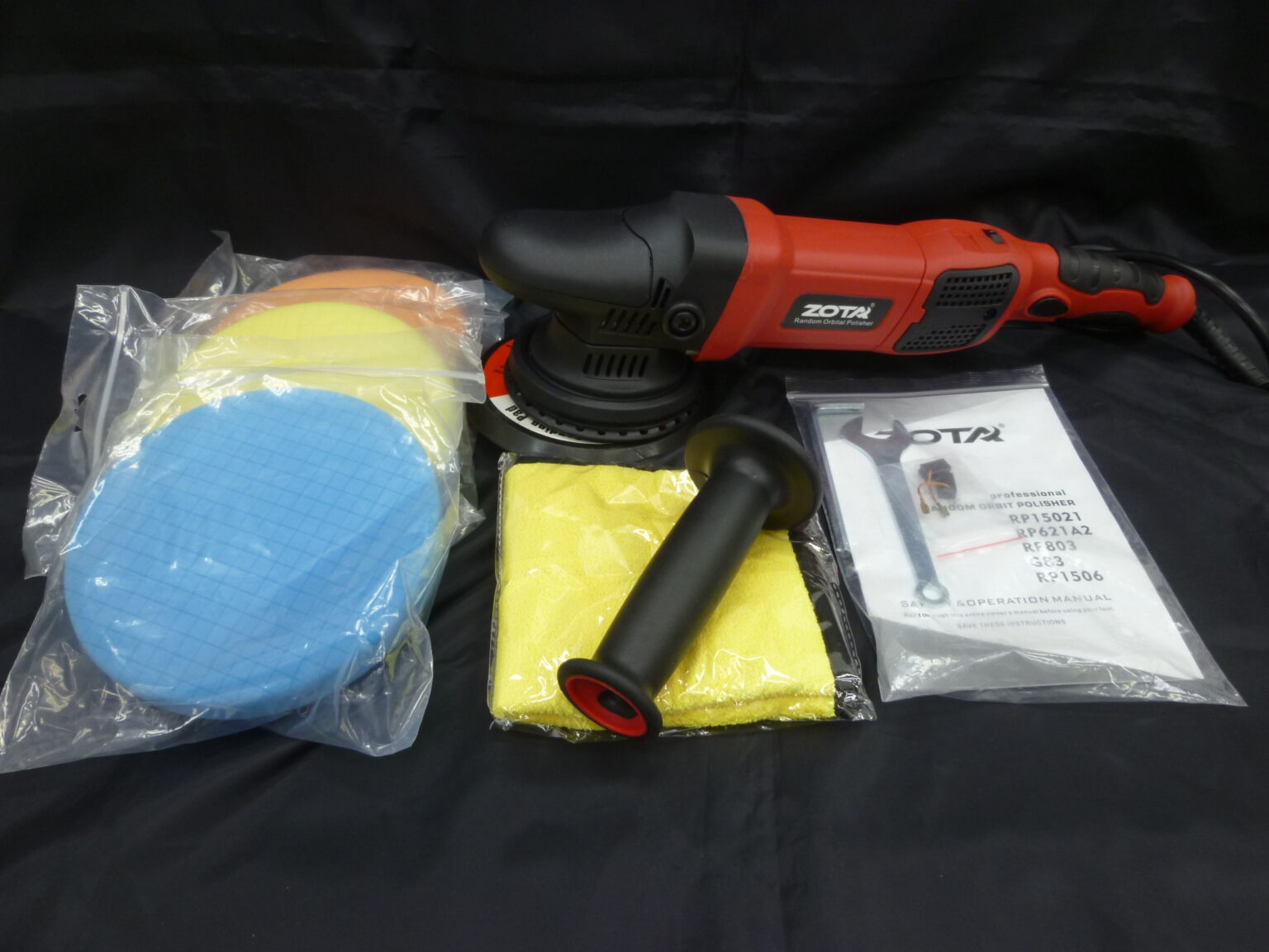 ZOTAポリッシャー 6インチ 150mmを改造！125mmのアルミパッドに交換してみた！